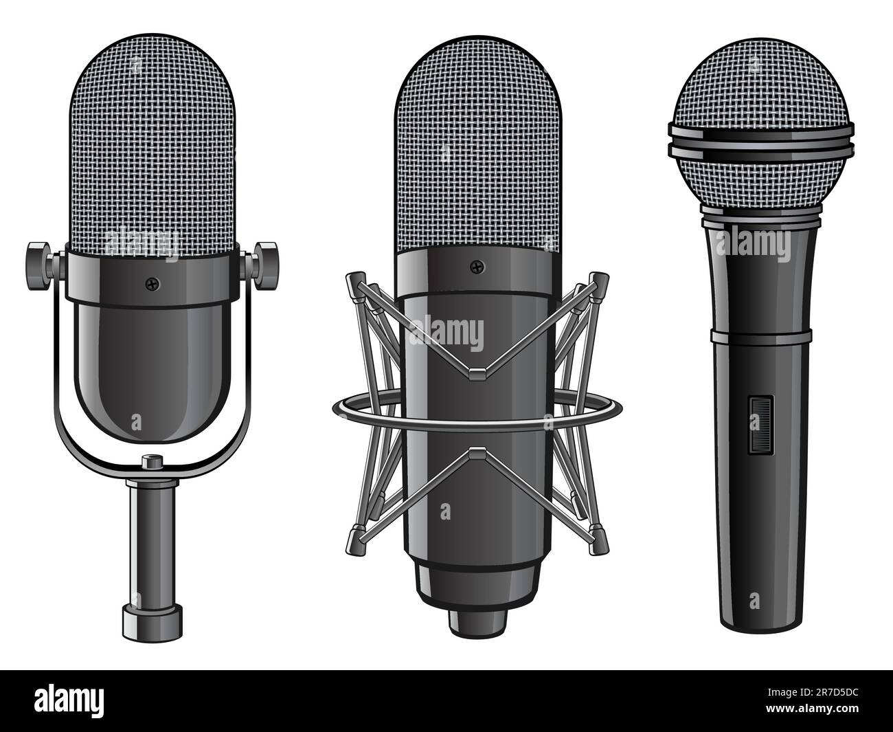 Microphones icon Stock Vector Images - Alamy