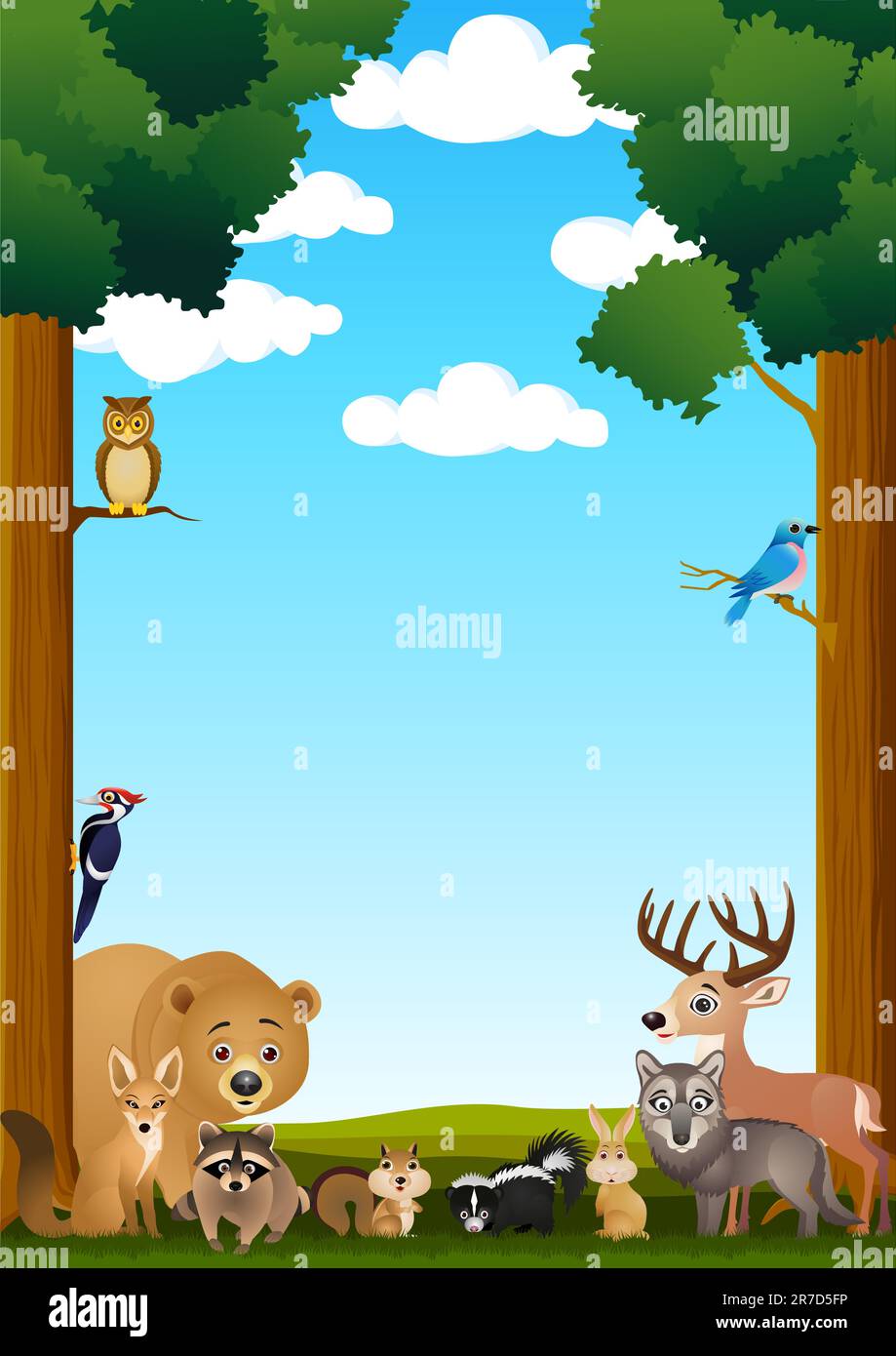 Animal outdoors Stock Vector Images - Alamy