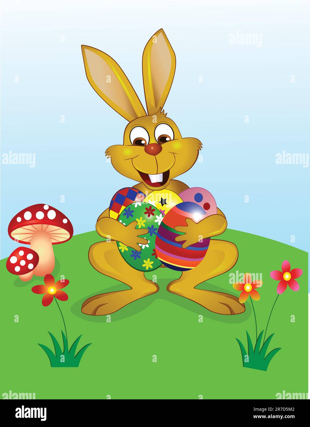 Easter Bunny Cartoon Stock Vector Image And Art Alamy