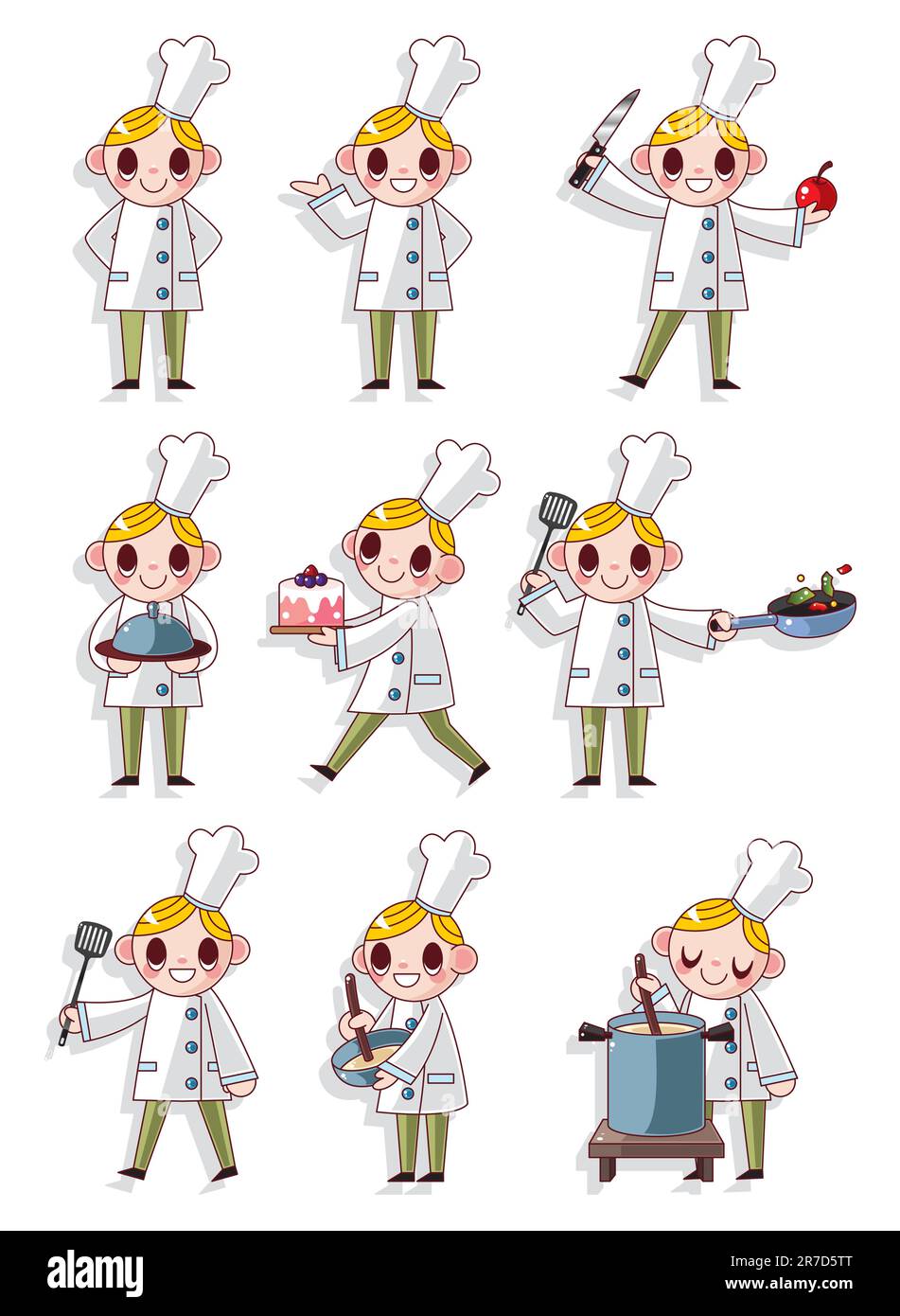 cartoon chef icon Stock Vector Image & Art - Alamy