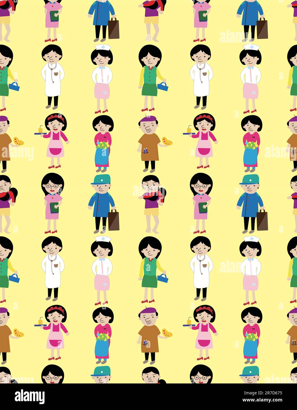 cartoon people job icon Stock Vector Image & Art - Alamy