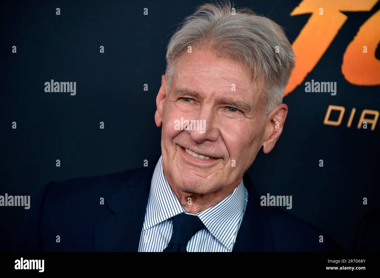 Harrison Ford arrives at the premiere of "Indiana Jones and the Dial of ...
