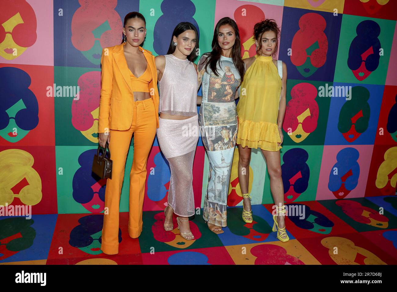 Fashion models Sarah Jane Nader, from left, Mary Holland Nader, Brooks ...