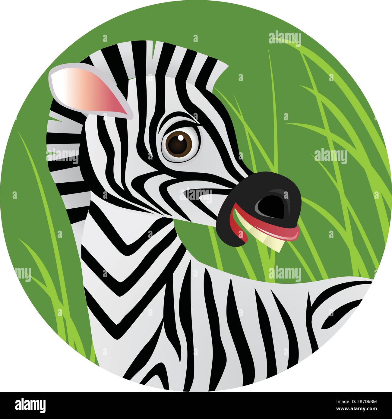 Zebra vector cartoon Stock Vector Image & Art - Alamy