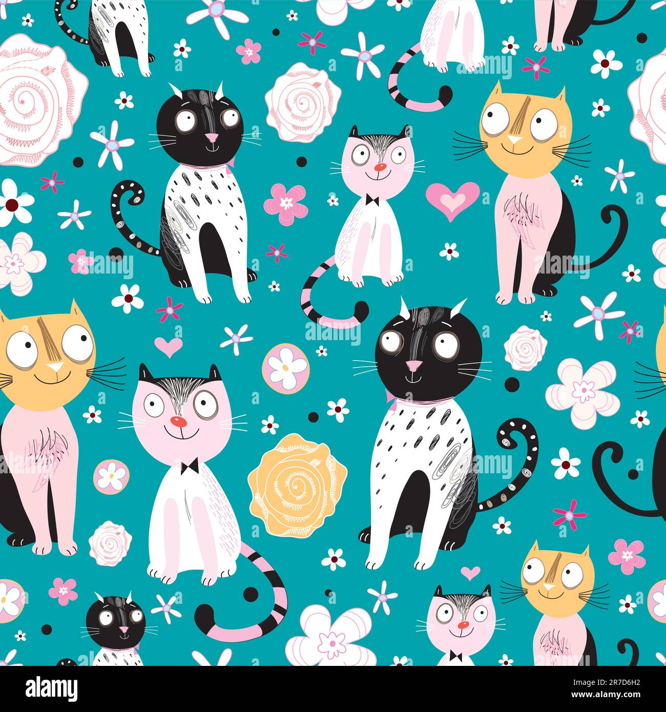 Vintage Cat Wallpaper