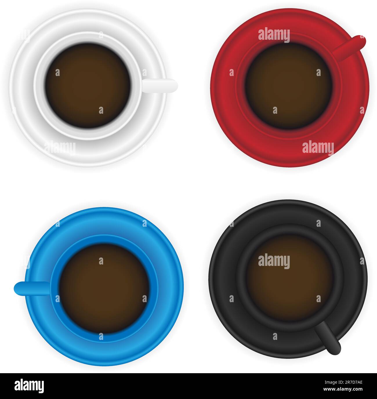 Cup bluish Stock Vector Images - Alamy