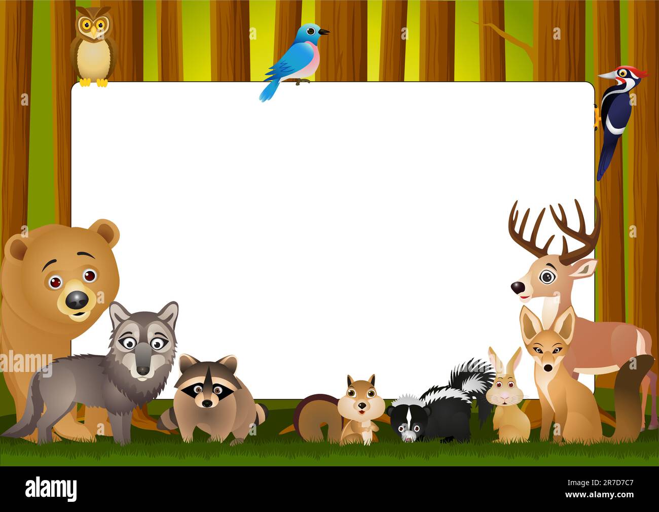 Animal zoo sign Stock Vector Images - Alamy