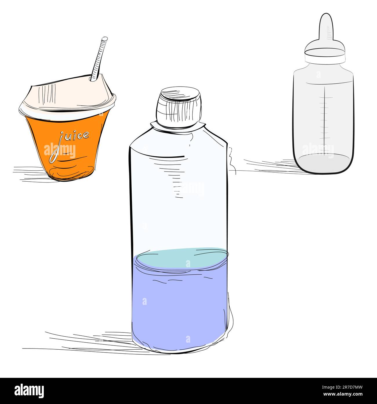 Transparent glass fresh juice Stock Vector Images - Alamy