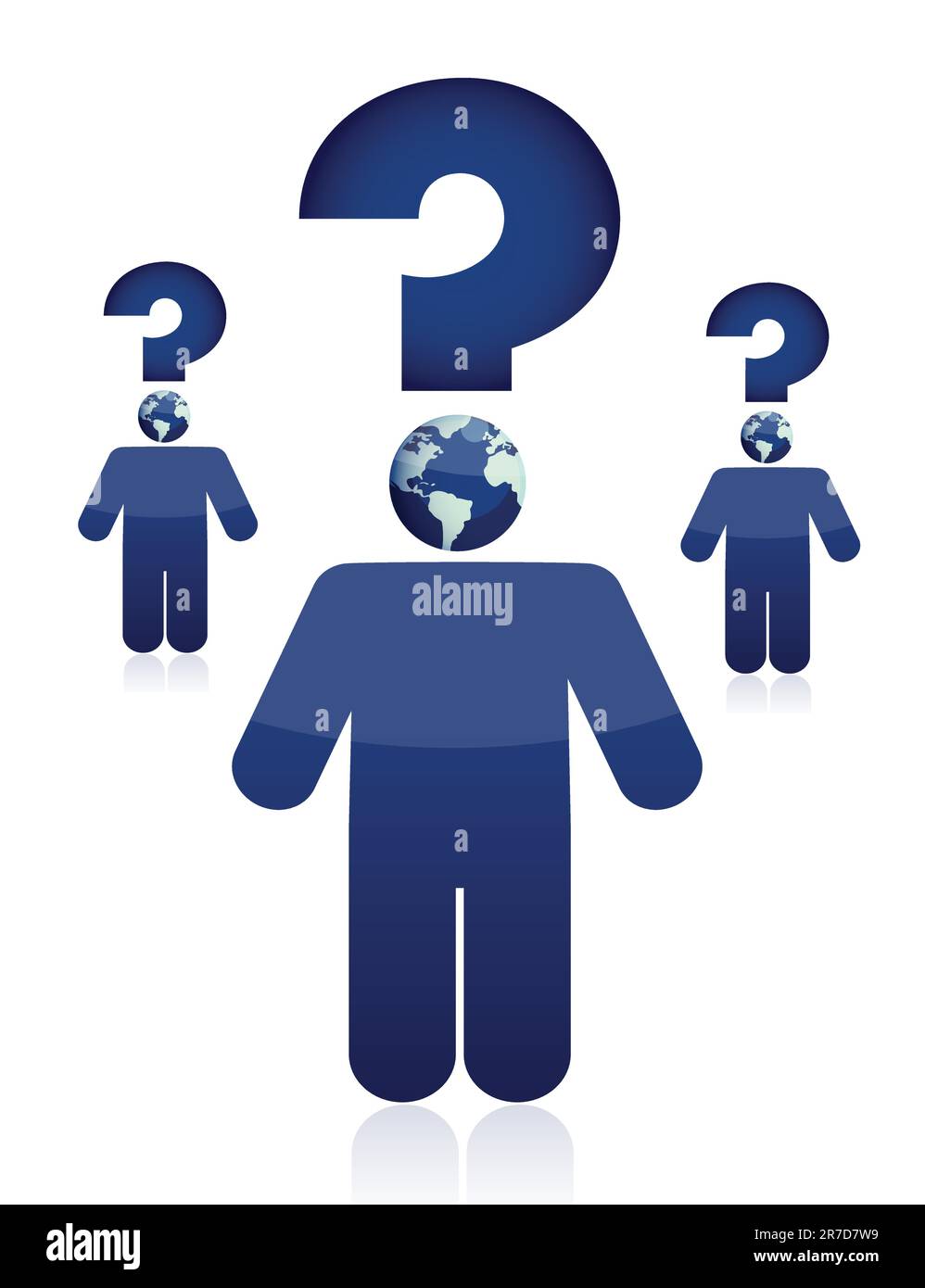 Question concept illustration design of a white background Stock Vector ...