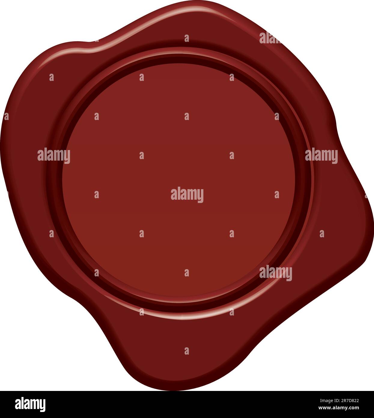 Wax seal vector hi-res stock photography and images - Alamy