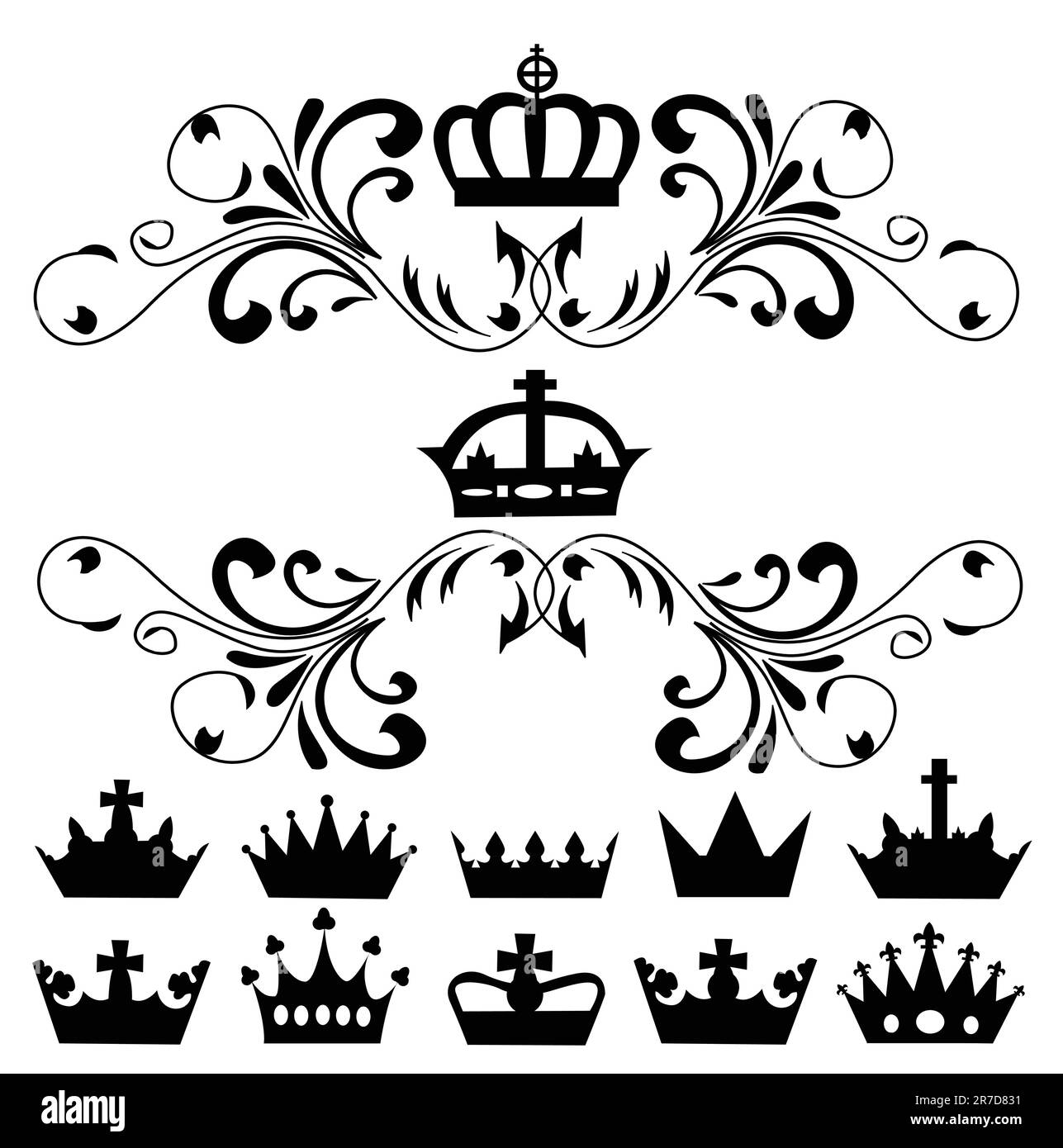 Medieval page decoration Black and White Stock Photos & Images - Alamy