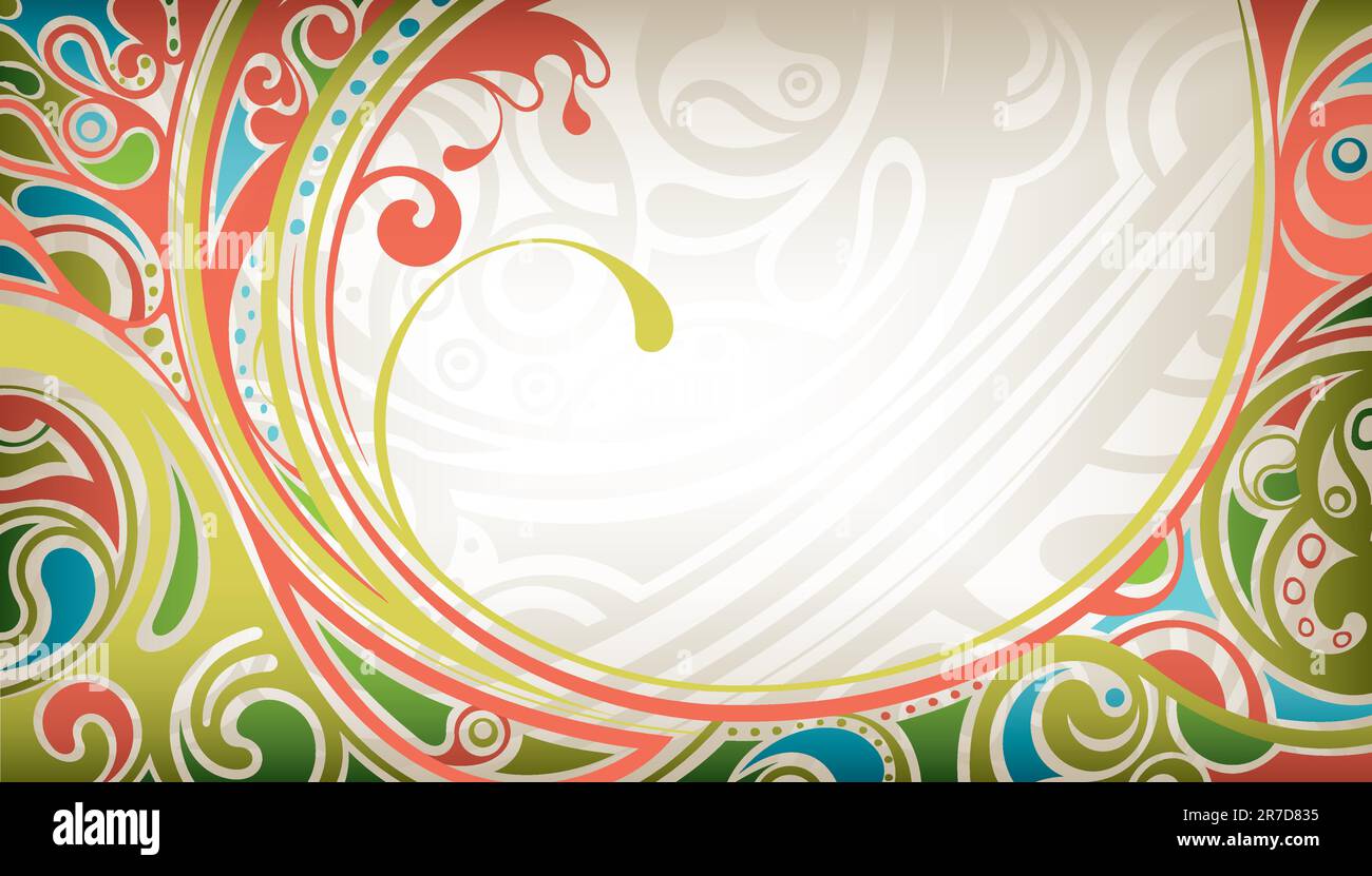 Illustration of abstract curve background Stock Vector Image & Art - Alamy