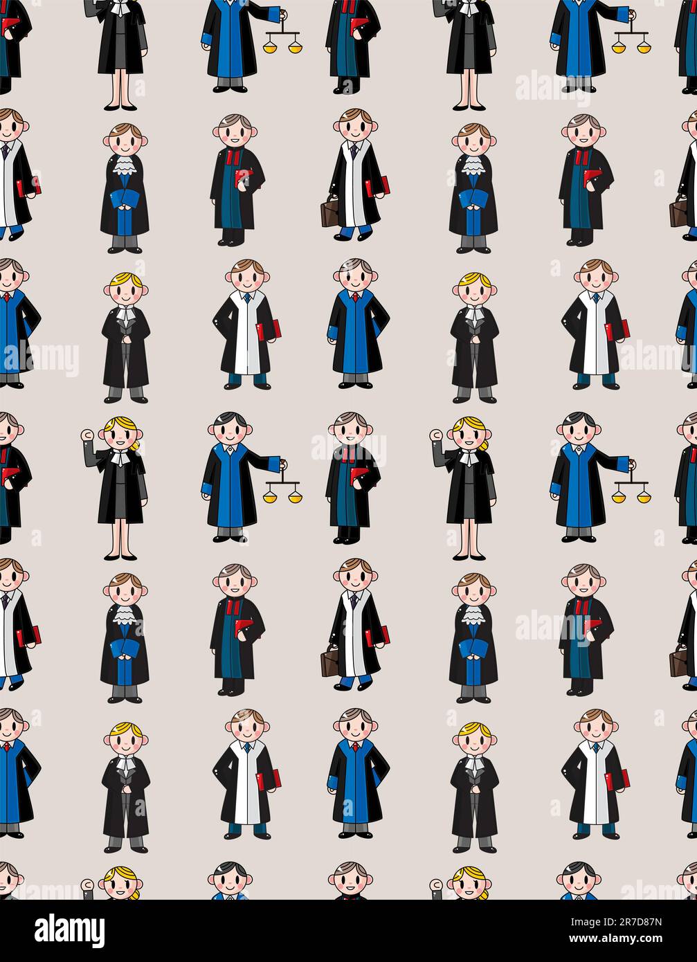 Judge gavel robe Stock Vector Images - Alamy