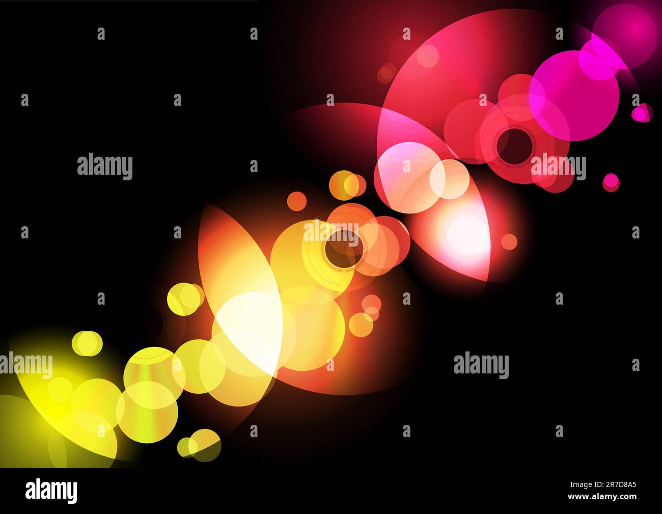 Discs of light Stock Vector Images - Alamy