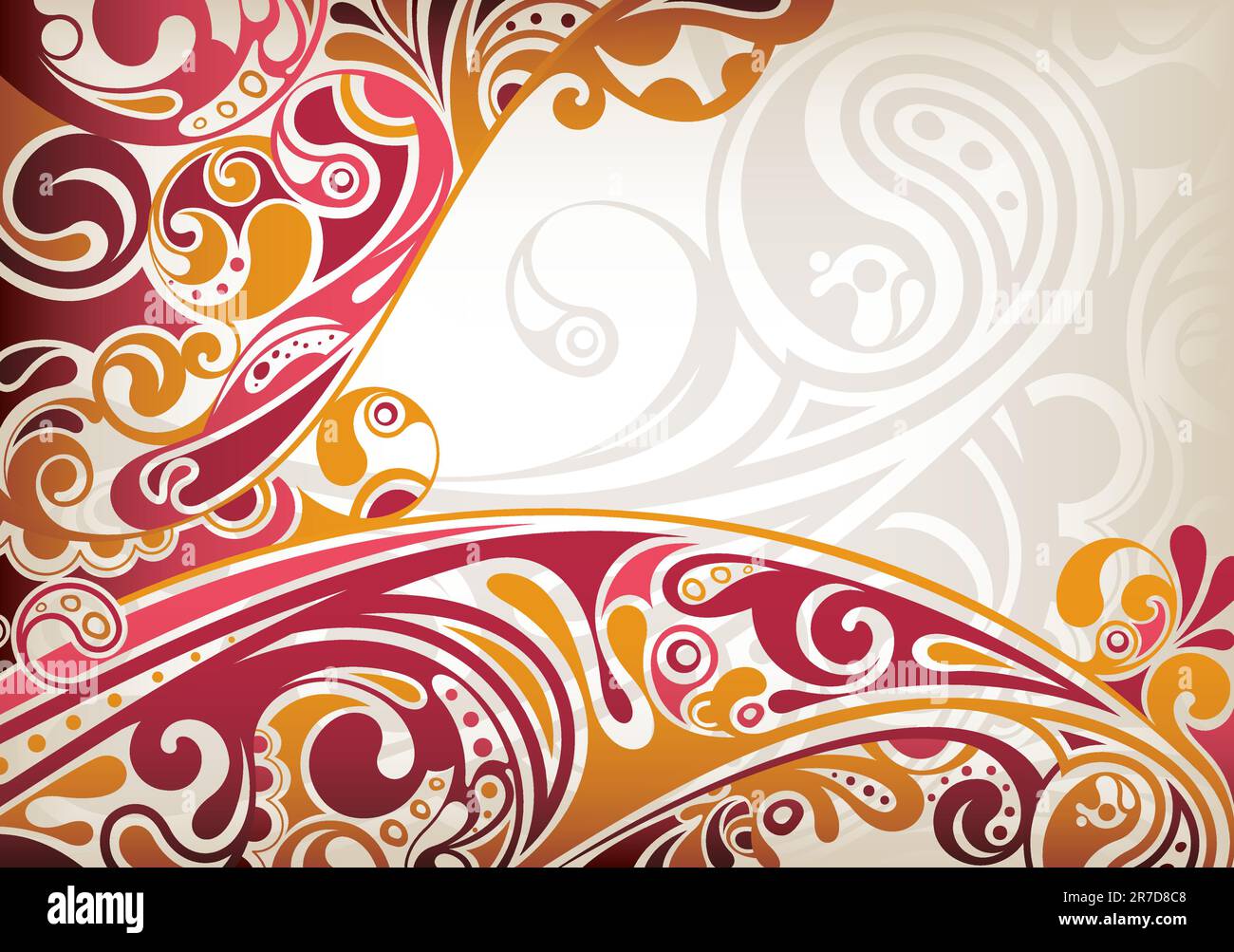 Illustration of abstract curve background Stock Vector Image & Art - Alamy