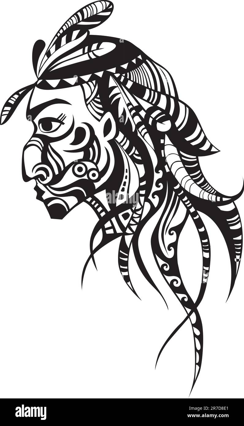 vector illustration of a indian Stock Vector Image & Art - Alamy