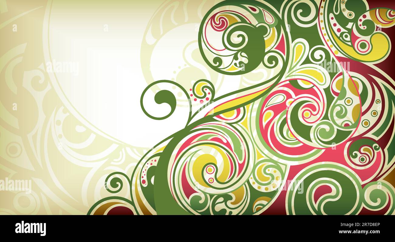 Illustration of abstract curve background Stock Vector Image & Art - Alamy