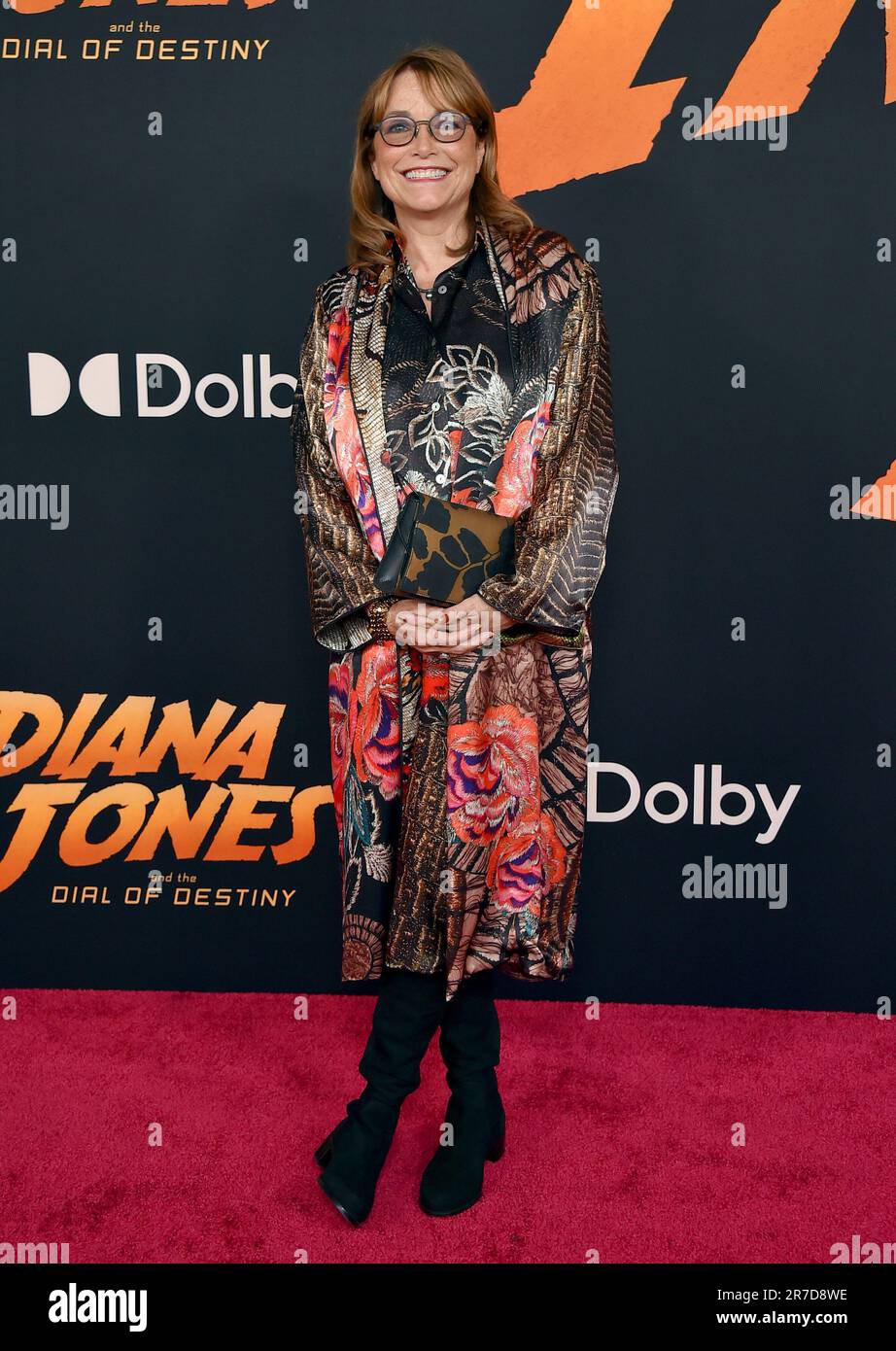 Karen Allen arrives at the premiere of "Indiana Jones and the Dial of ...