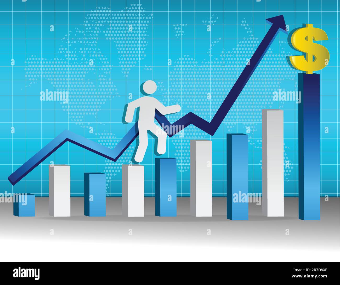 ladder of success concept illustration design Stock Vector Image & Art ...