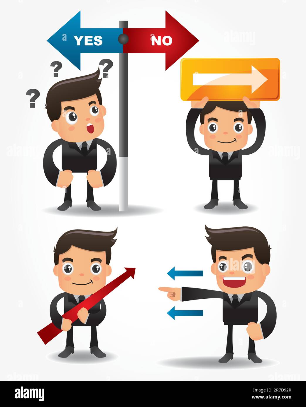 Worker icon set hi-res stock photography and images - Alamy