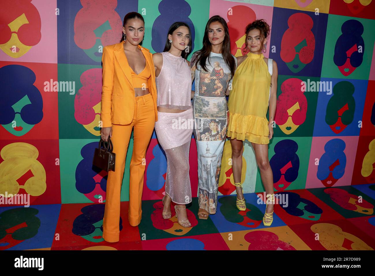 Fashion models Sarah Jane Nader, from left, Mary Holland Nader, Brooks ...
