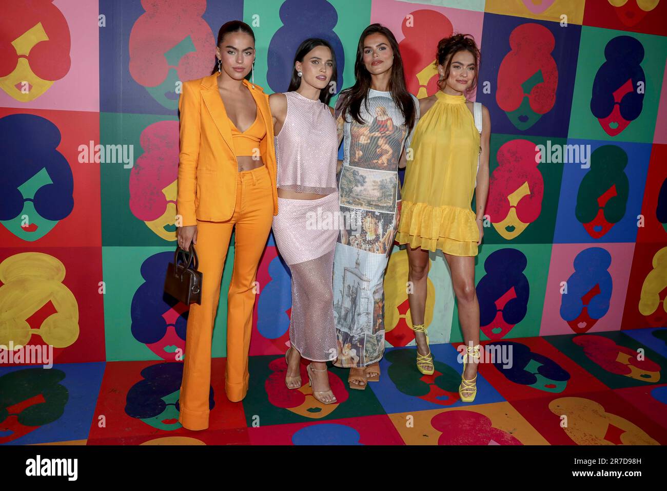 Fashion models Sarah Jane Nader, from left, Mary Holland Nader, Brooks ...