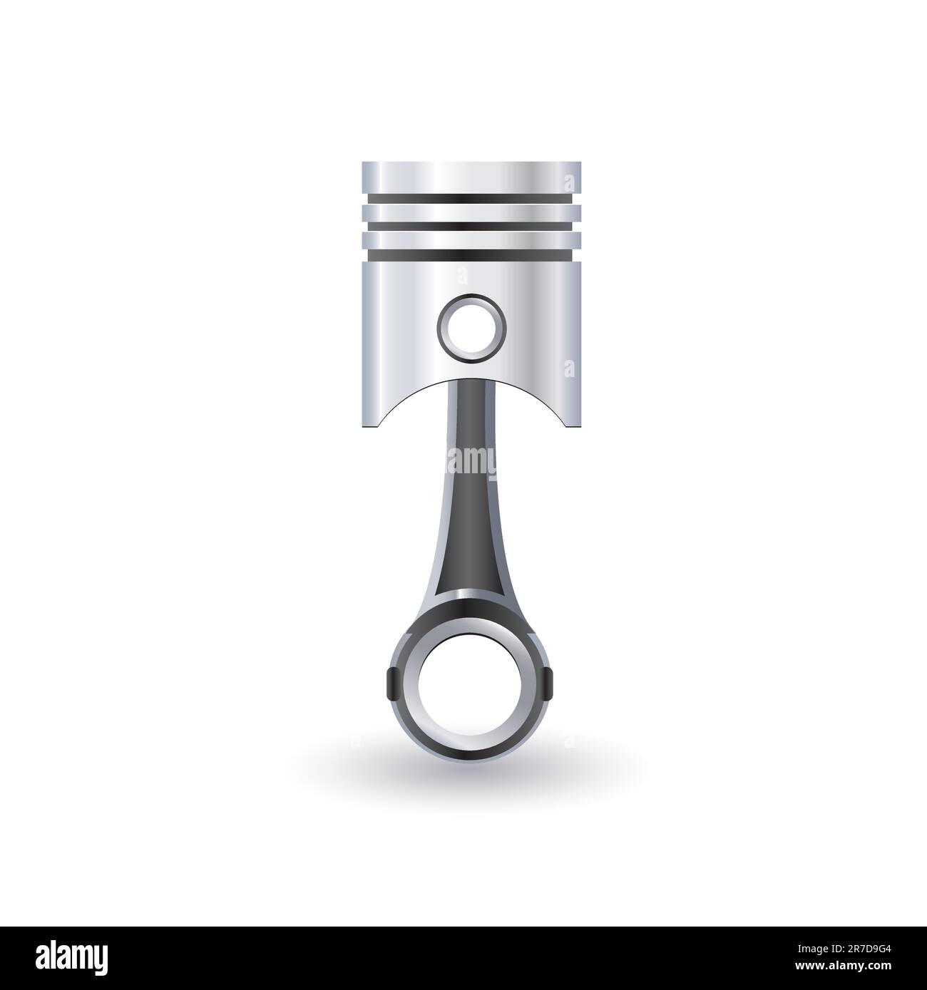 Car engine piston Stock Vector Images - Alamy