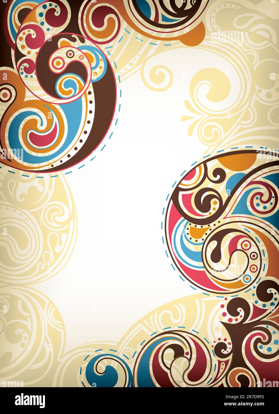 Illustration of abstract curve background Stock Vector Image & Art - Alamy