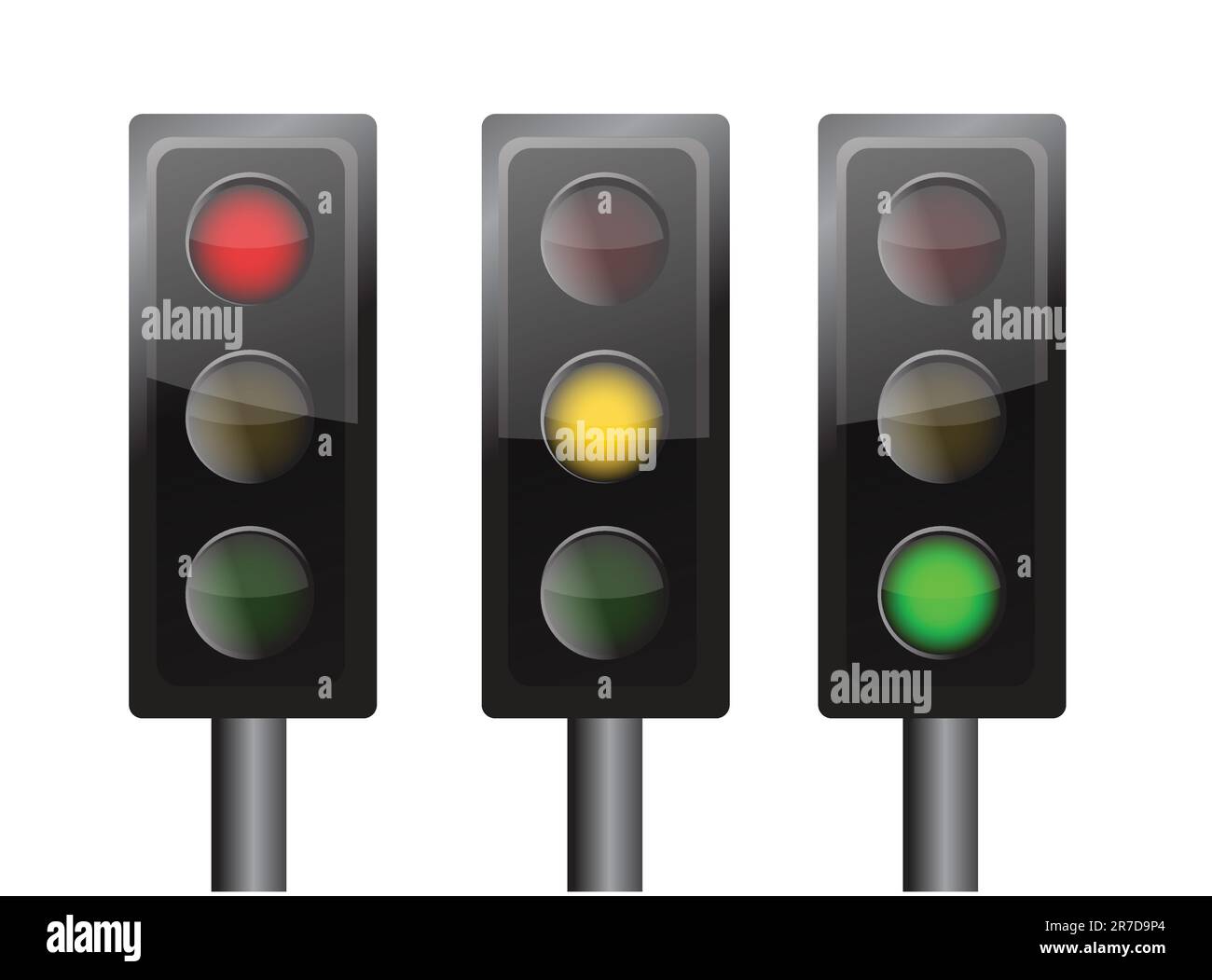 Lighting over road Stock Vector Images - Alamy