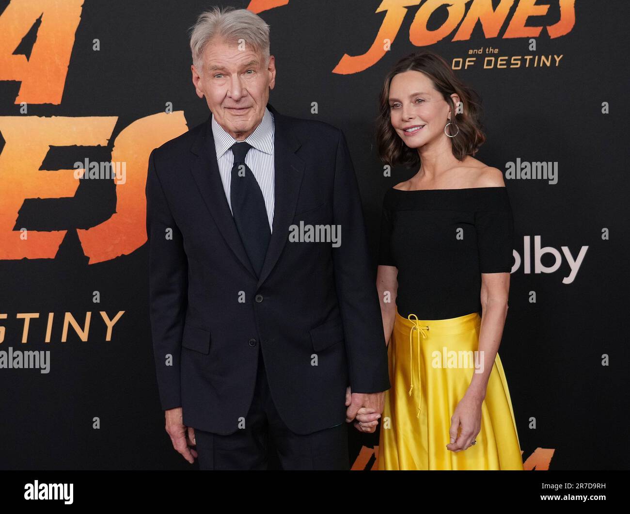 Los Angeles, USA. 14th June, 2023. (L-R) Harrison Ford and Calista ...