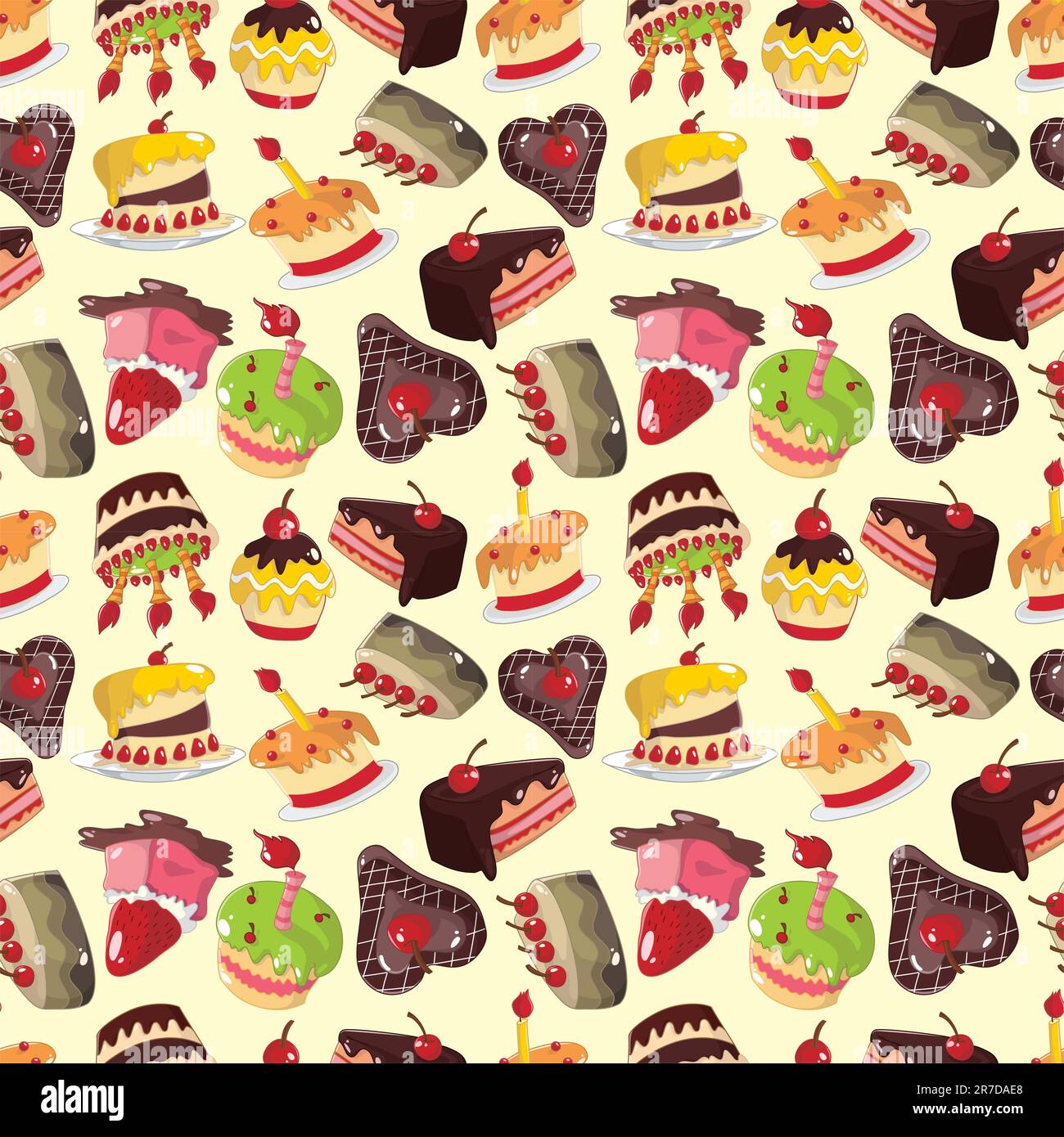 Cake texture Stock Vector Images - Alamy