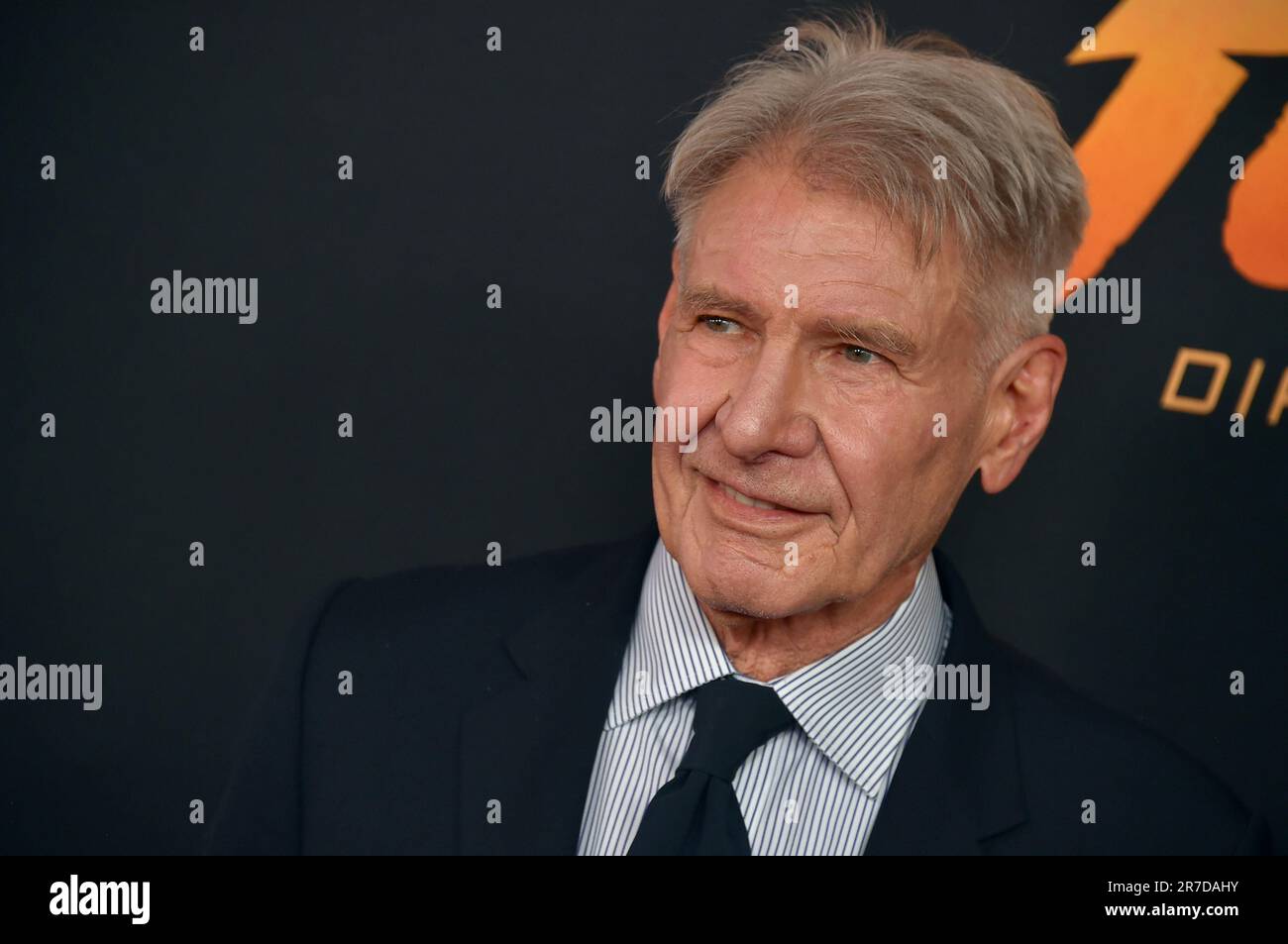 Harrison Ford arrives at the premiere of "Indiana Jones and the Dial of ...