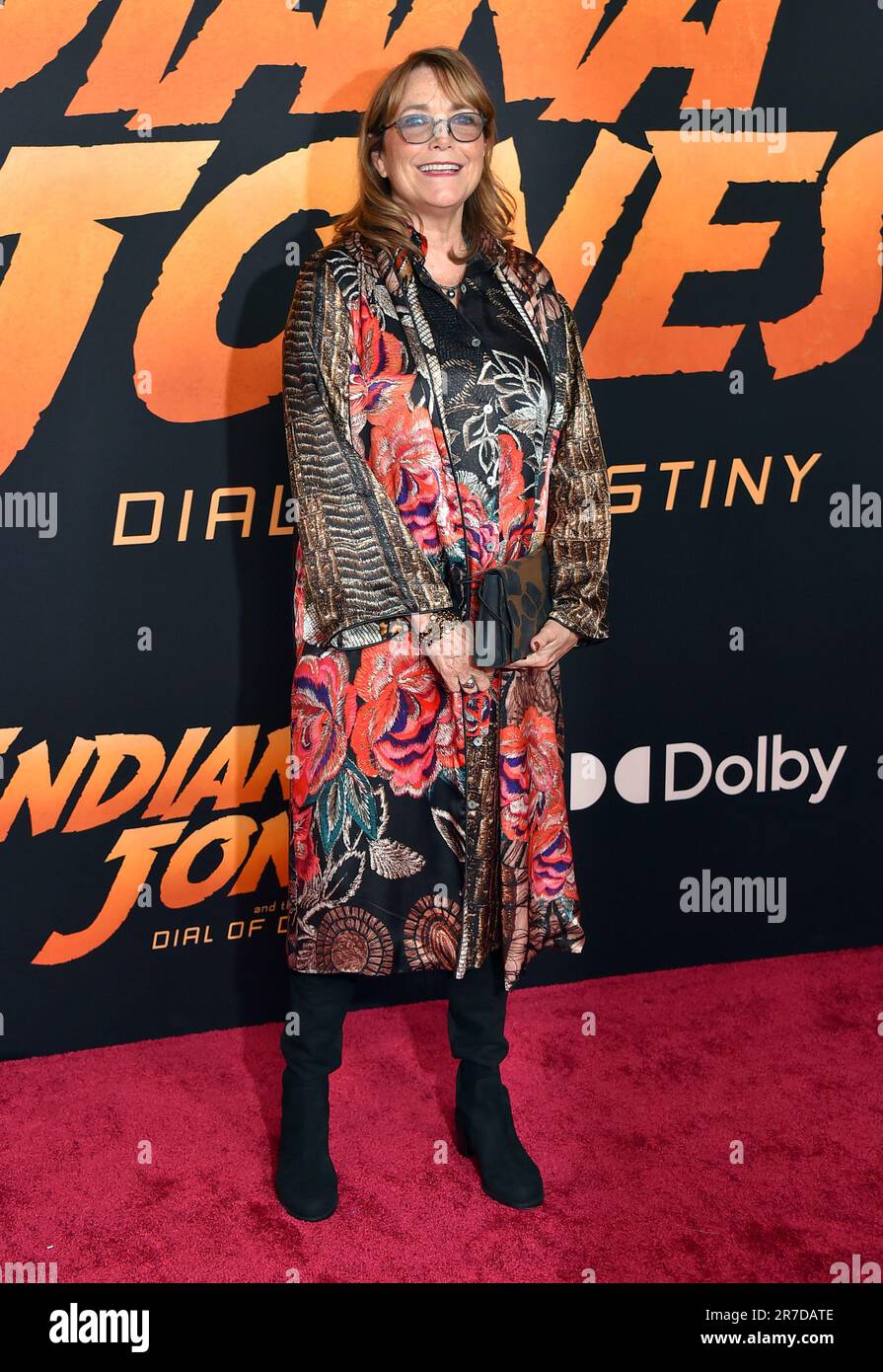 Karen Allen arrives at the premiere of "Indiana Jones and the Dial of ...