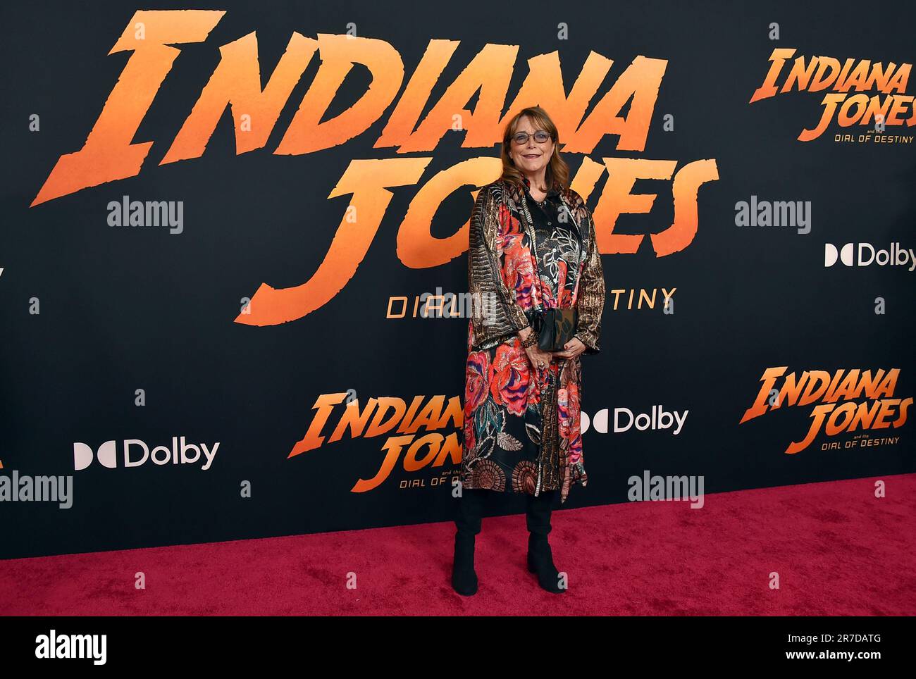 Karen Allen arrives at the premiere of "Indiana Jones and the Dial of ...