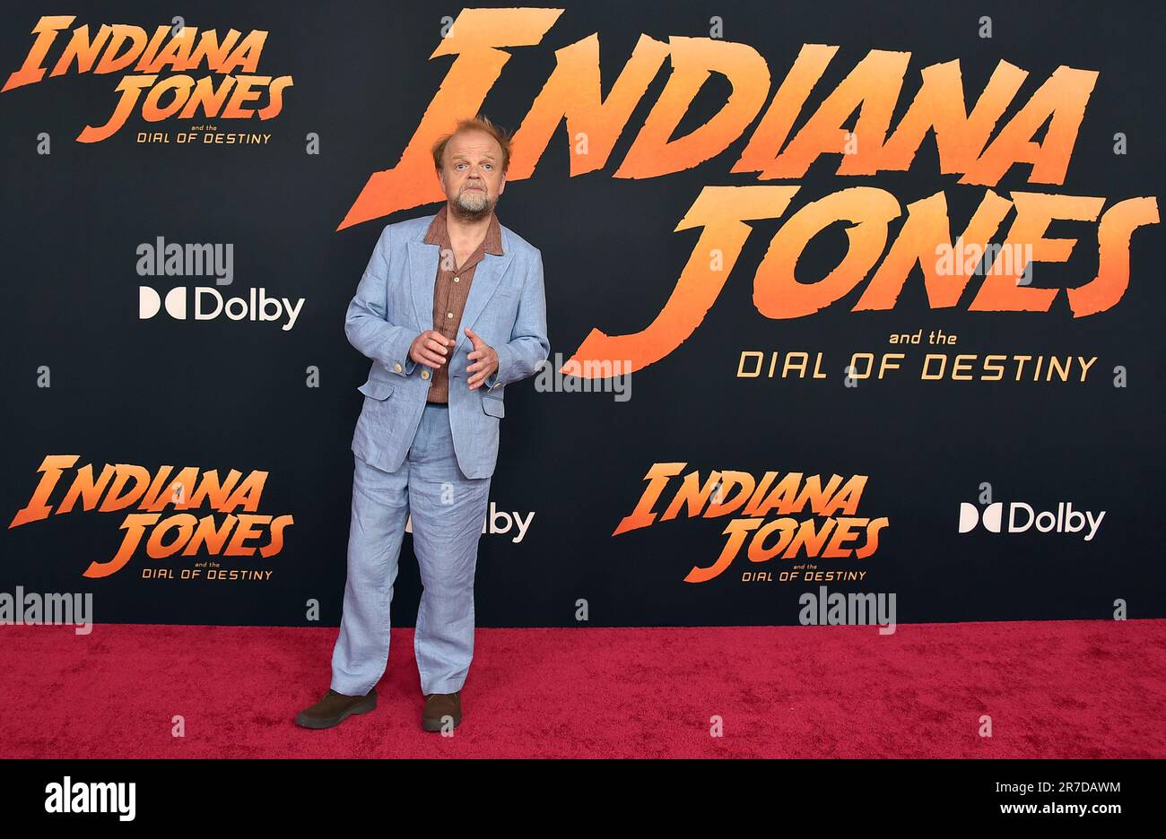 Toby Jones arrives at the premiere of "Indiana Jones and the Dial of ...