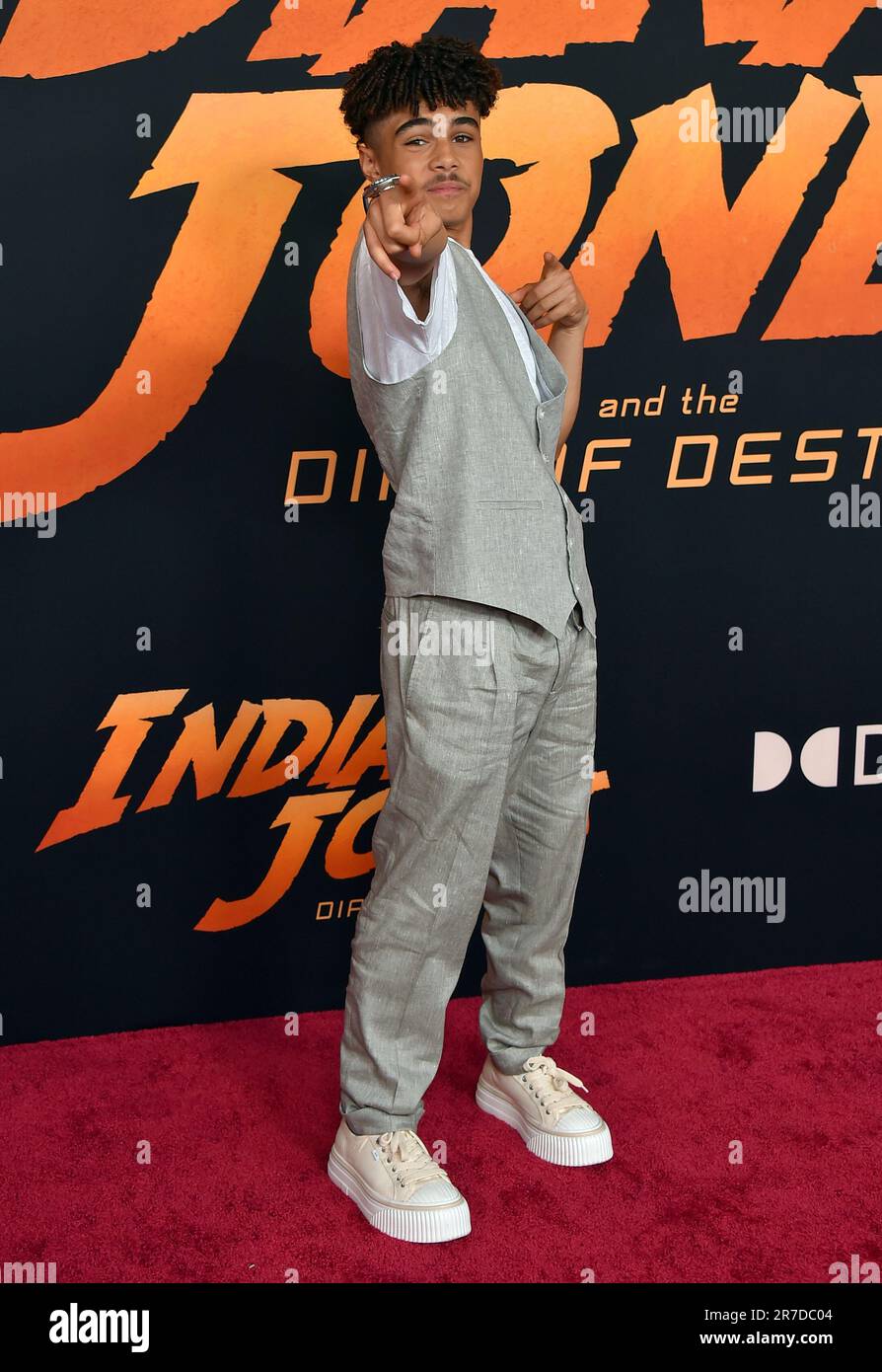 Ethann Isidore arrives at the premiere of "Indiana Jones and the Dial ...