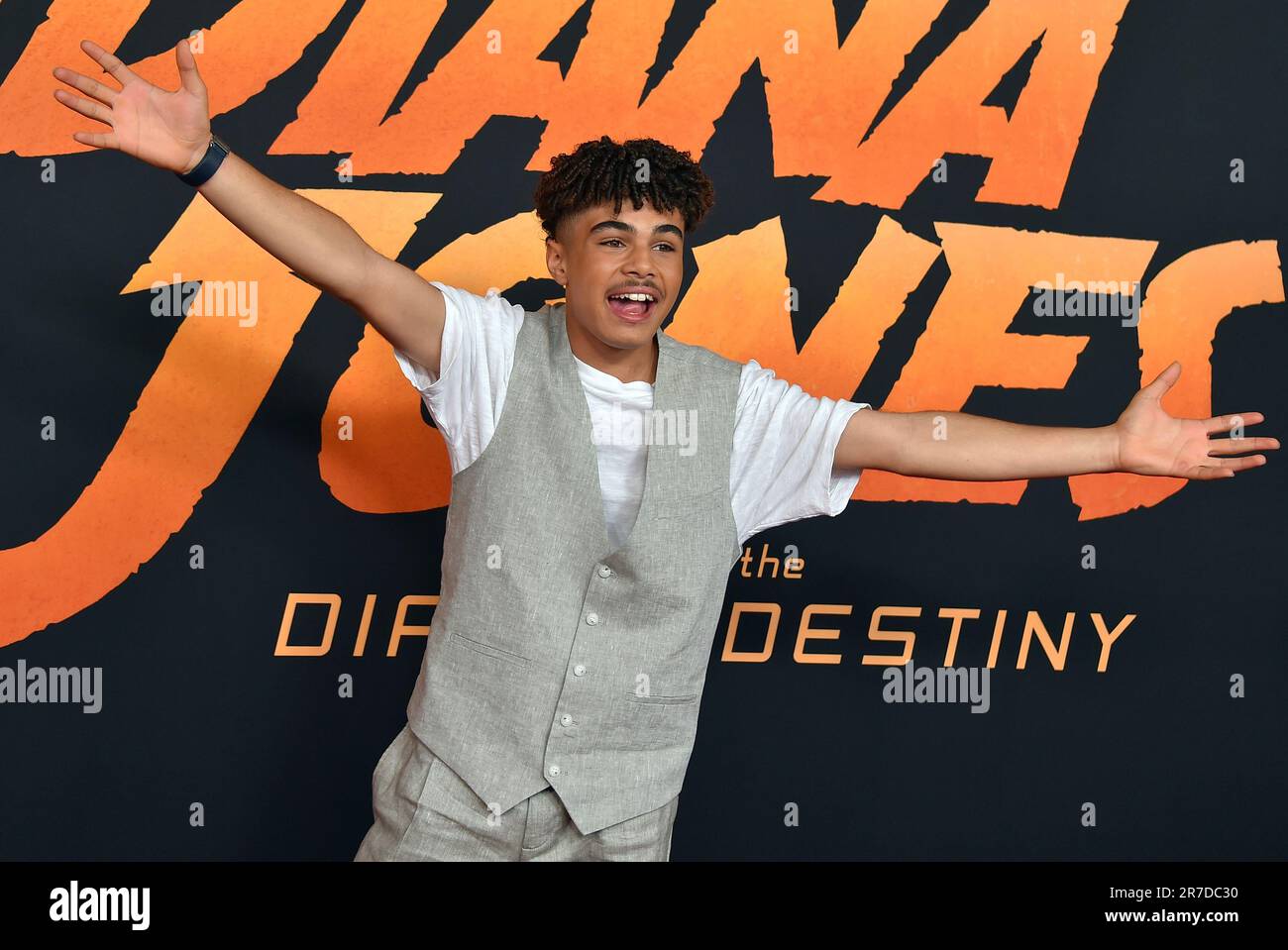 Ethann Isidore arrives at the premiere of "Indiana Jones and the Dial ...