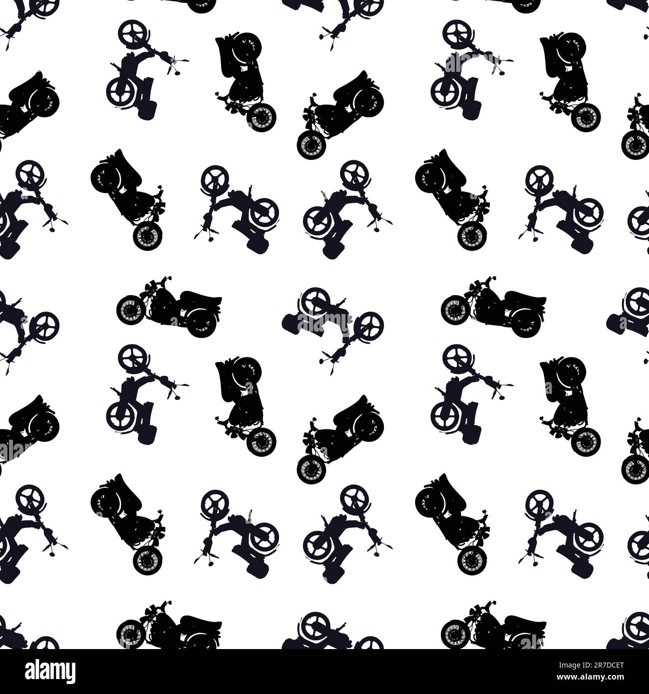 motorcycle pattern, abstract seamless texture; vector art illustration ... motorcycle pattern, abstract seamless texture; vector art illustration ...