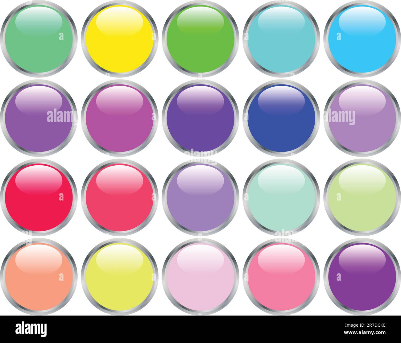 Complete with its buttons Stock Vector Images - Alamy