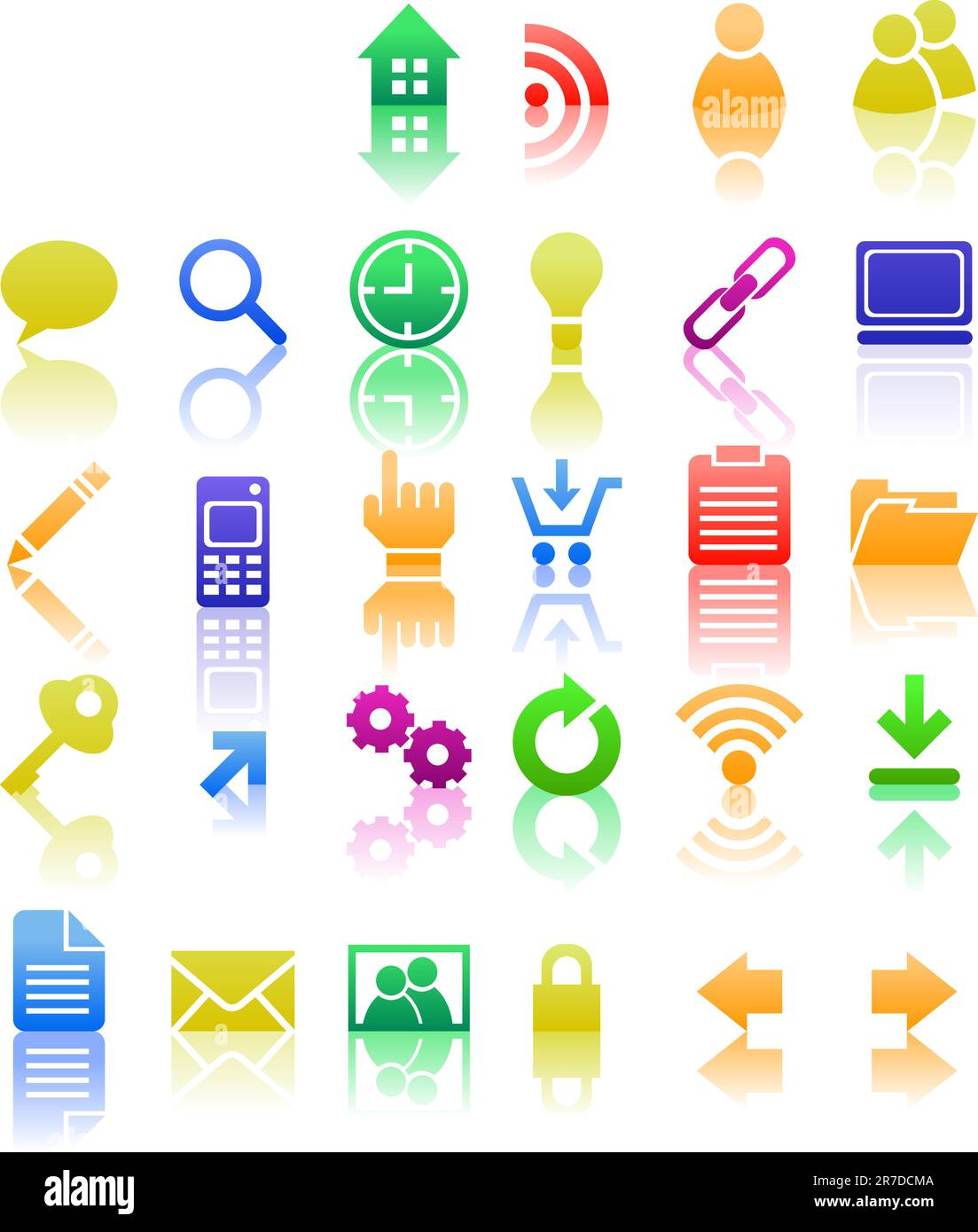Commerce vector icons user Cut Out Stock Images & Pictures - Alamy