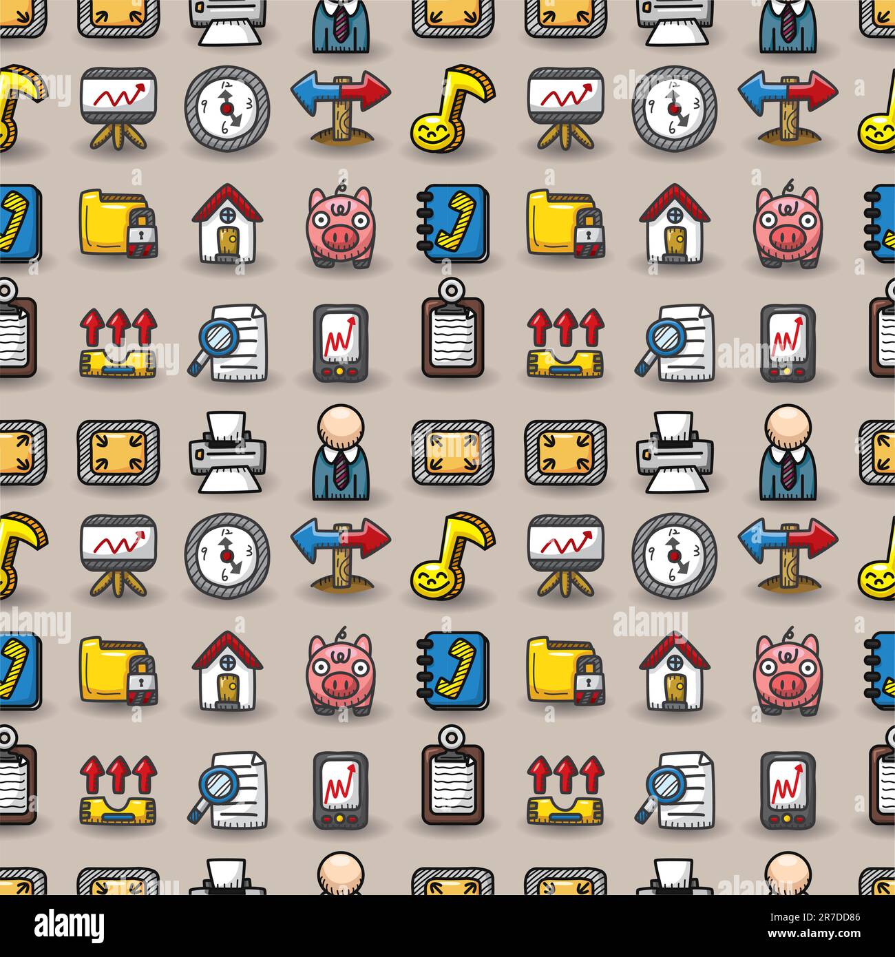 Seamless web icons pattern. Vector illustration Stock Vector Image ...