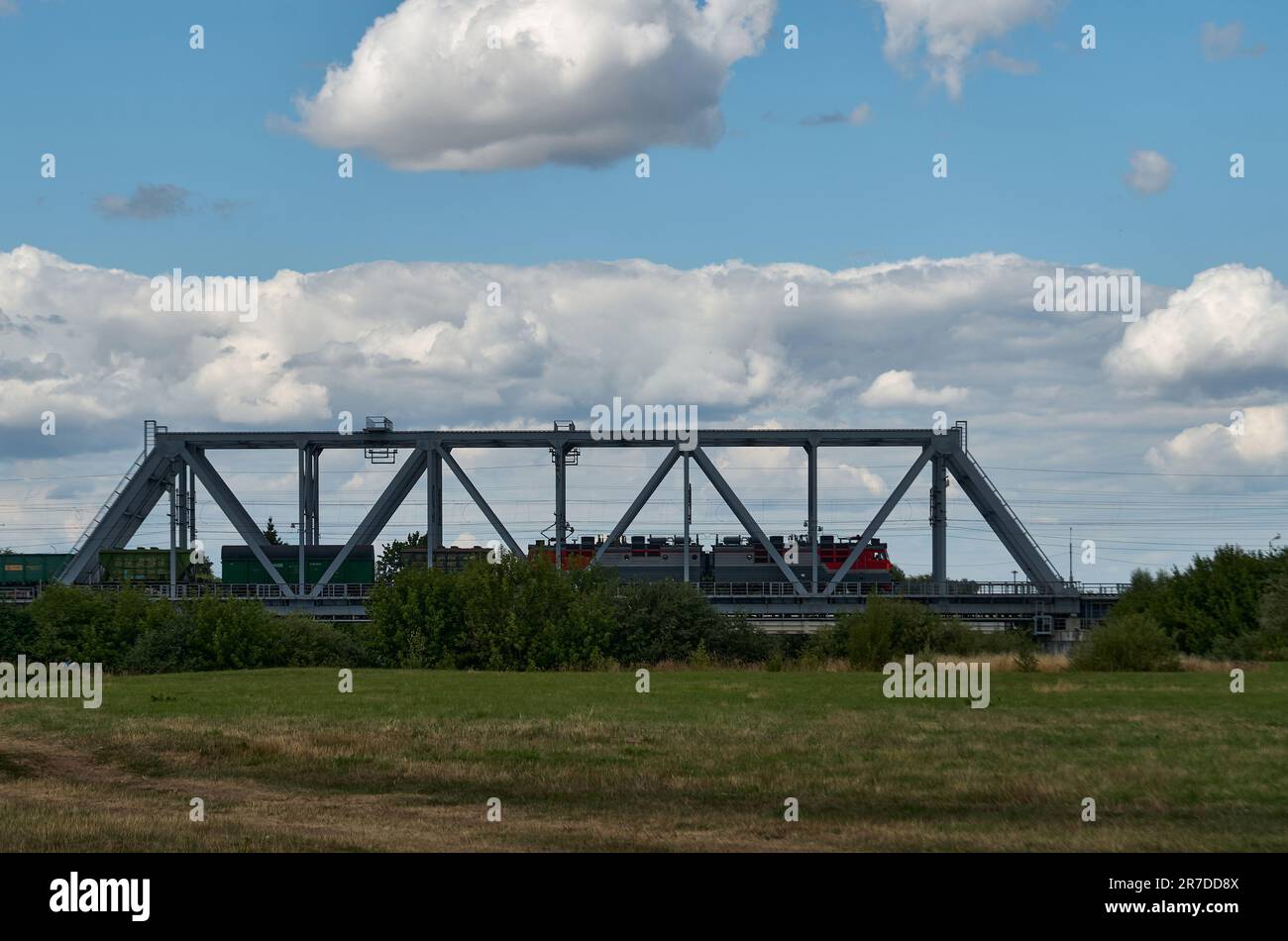 Old wooden railroad bridge over hi-res stock photography and images - Alamy