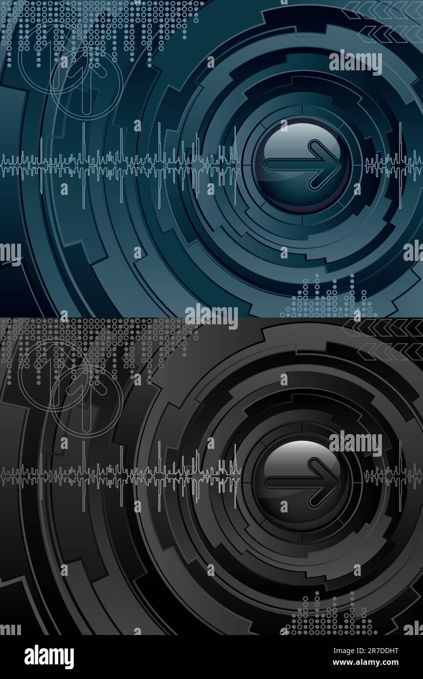 Abstract futuristic background. Vector illustration Stock Vector Image ...