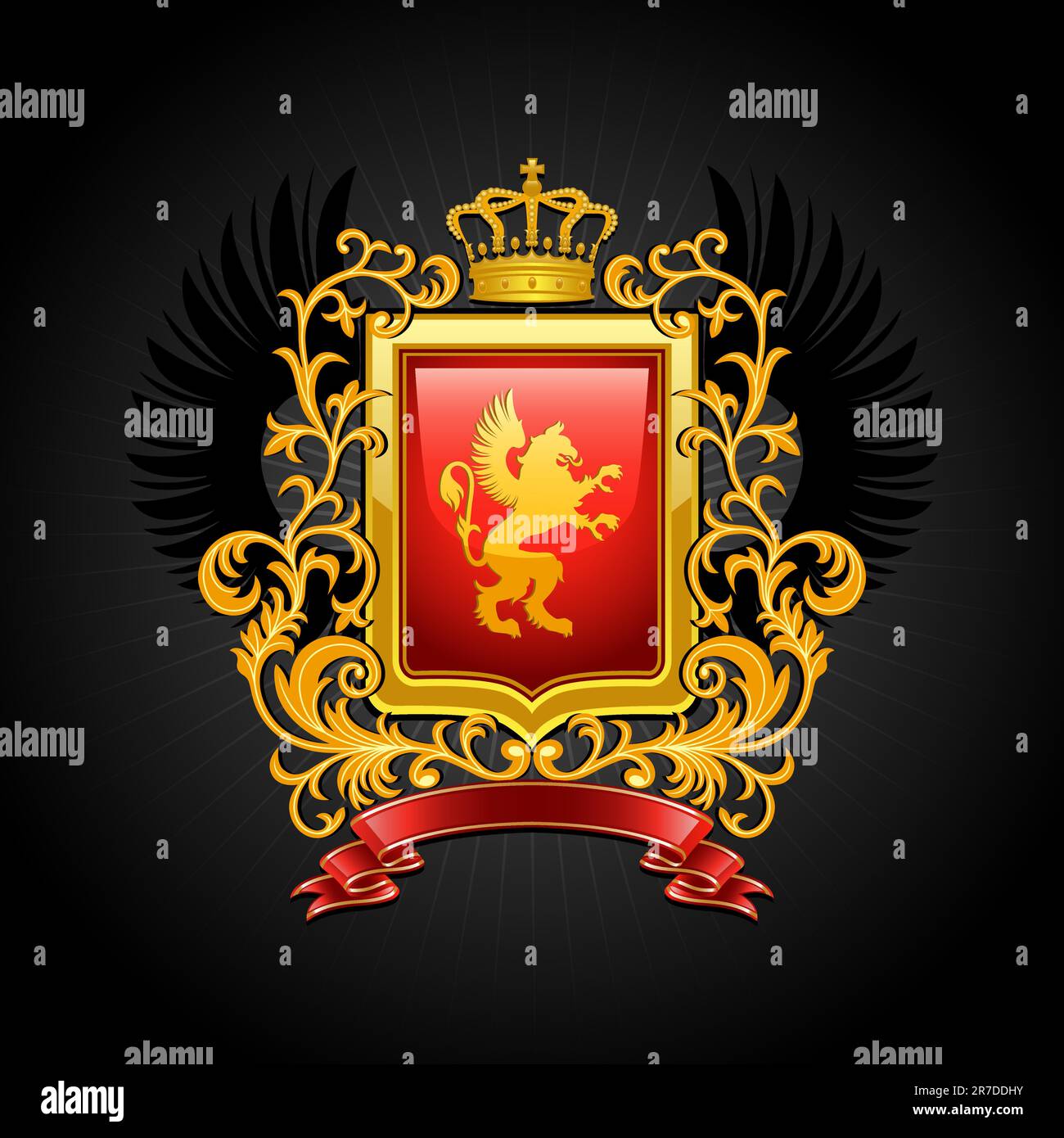 Coat of arms. Vector illustration Stock Vector Image & Art - Alamy