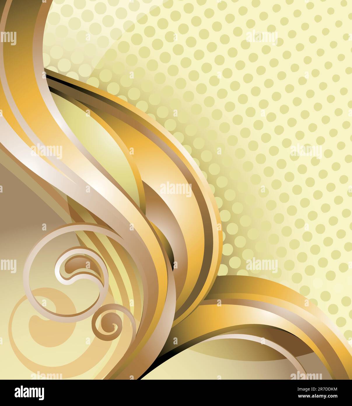 Illustration of abstract gold curve background Stock Vector Image & Art ...
