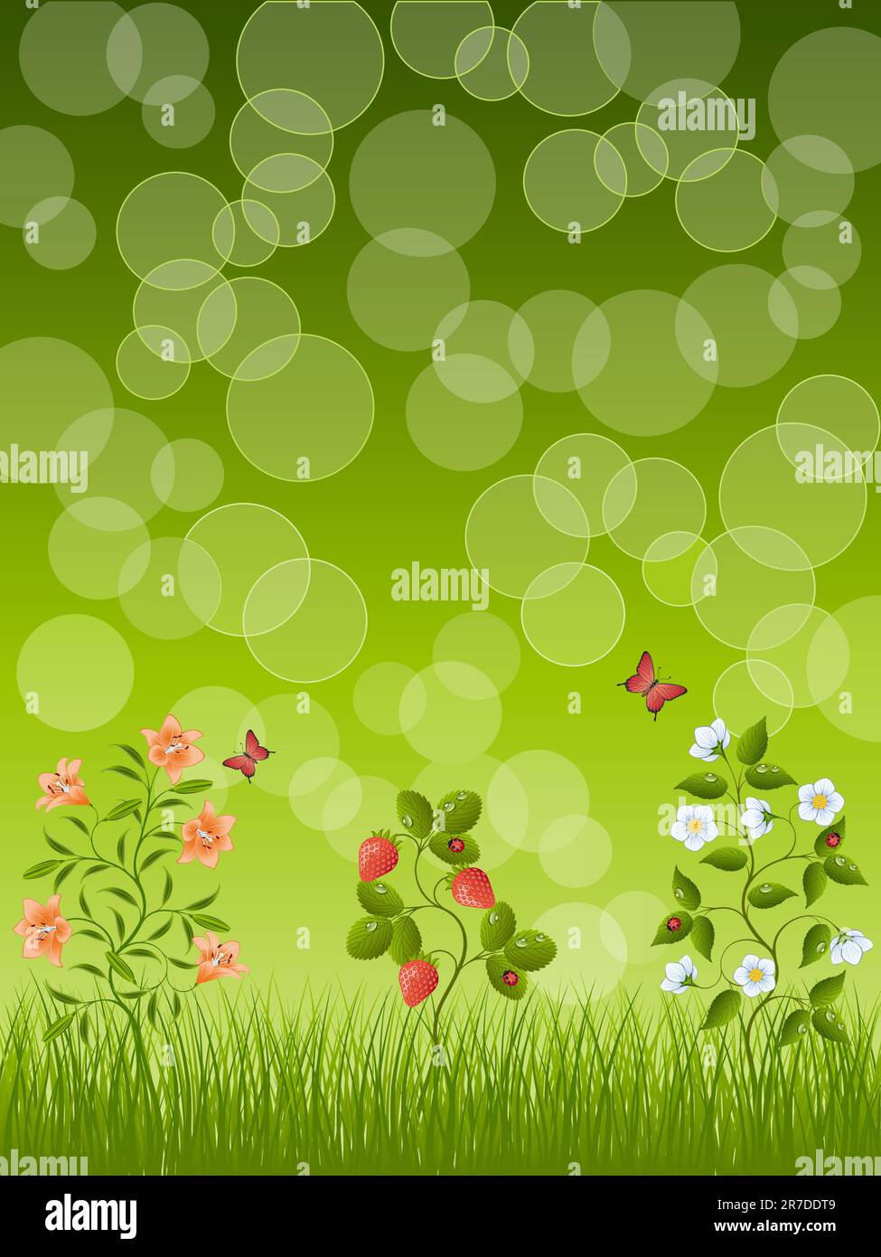 Abstract Floral Background Vector Illustration Stock Vector Image And Art Alamy