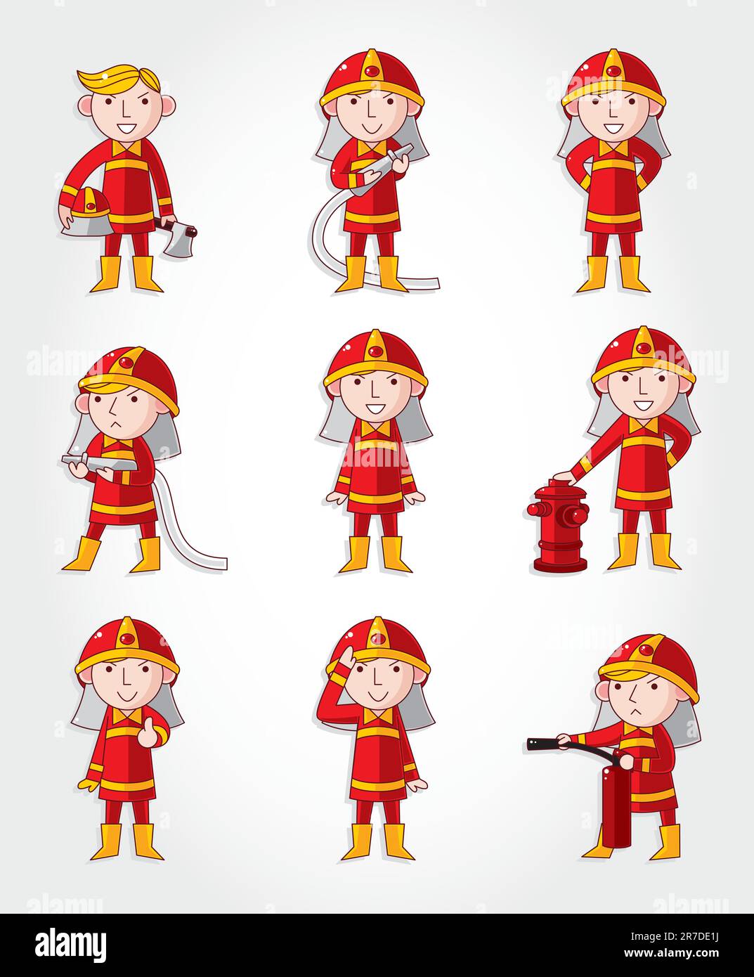 Fireman icon hi-res stock photography and images - Alamy