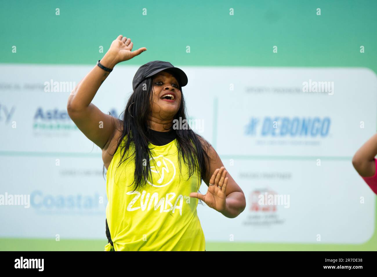 May 1 , 2023 , kochi , India- Dancer performs Indian zumba during a ...