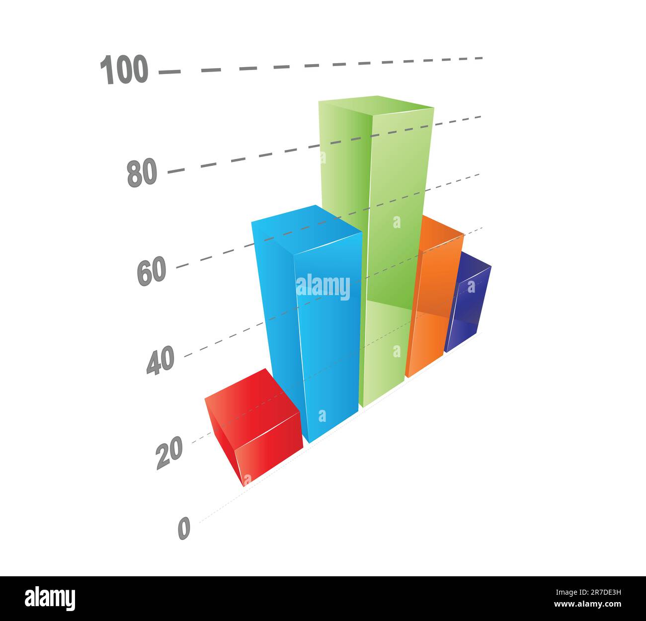 Cool 3D graph. Vector file Stock Vector Image & Art - Alamy