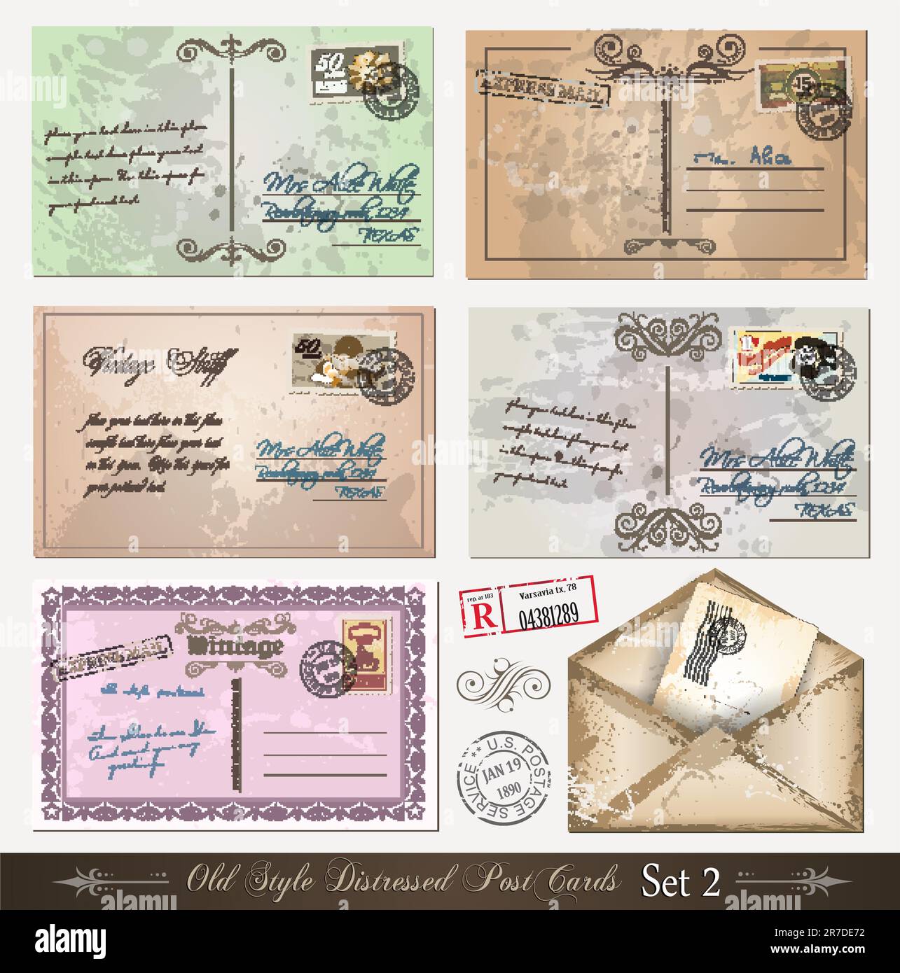 Old photograph 1900s Stock Vector Images - Alamy